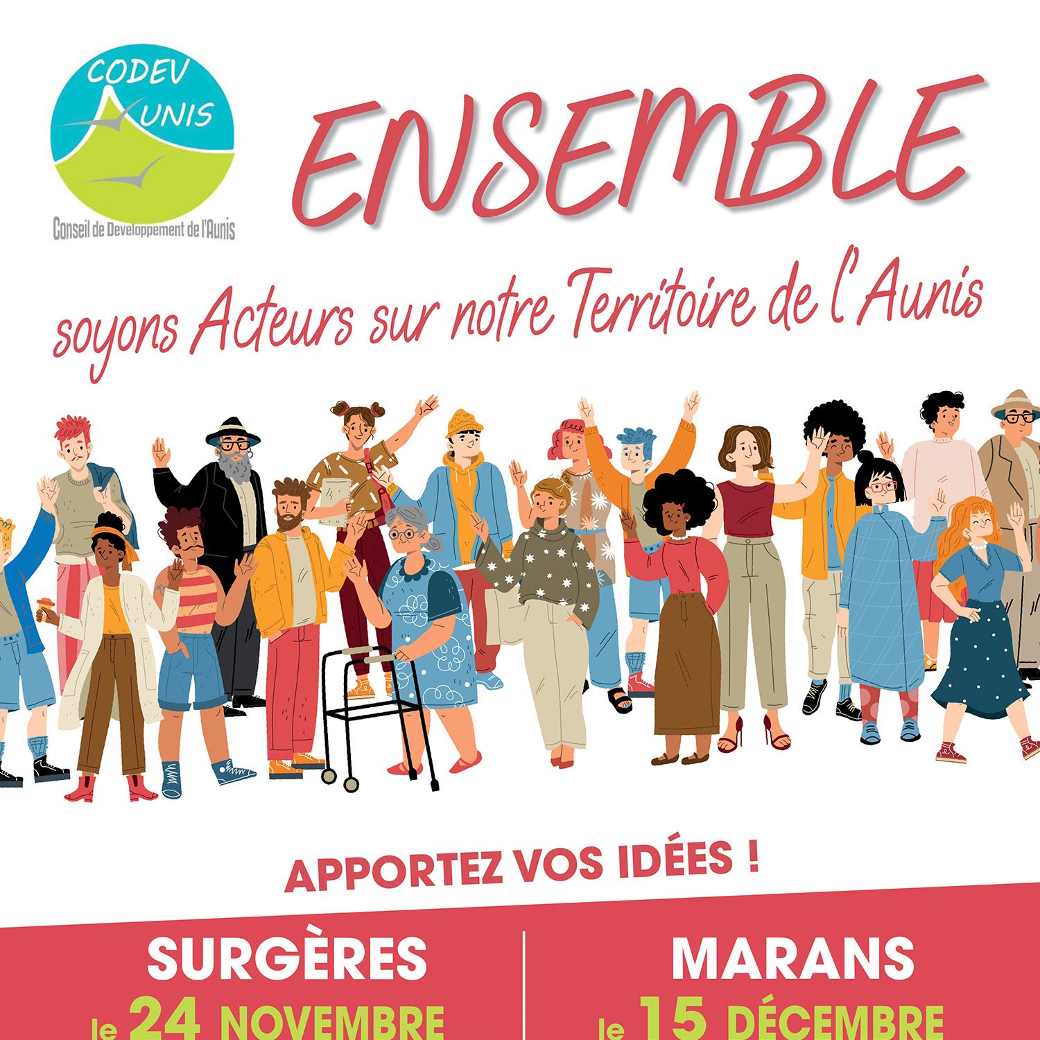 Conseil de Développement de l'Aunis : réunions publiques - Aunis Sud : Aunis Sud