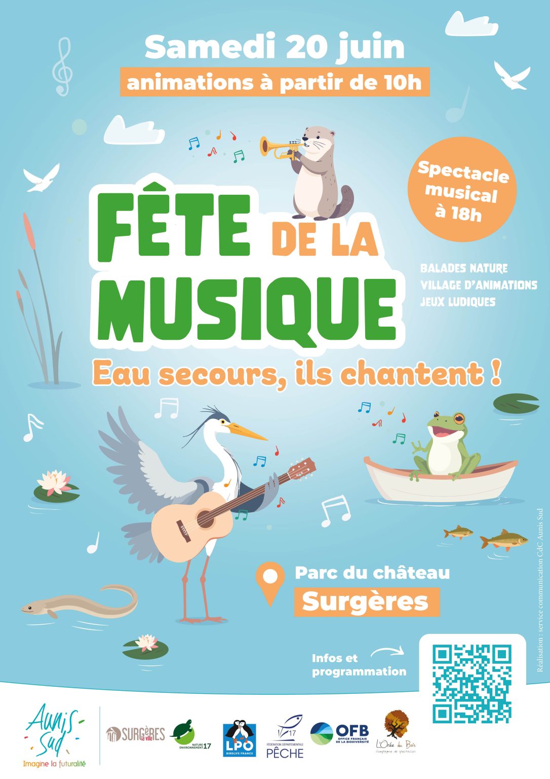 Fête de la musique - Eau secours, ils chantent ! - Aunis Sud : Aunis Sud